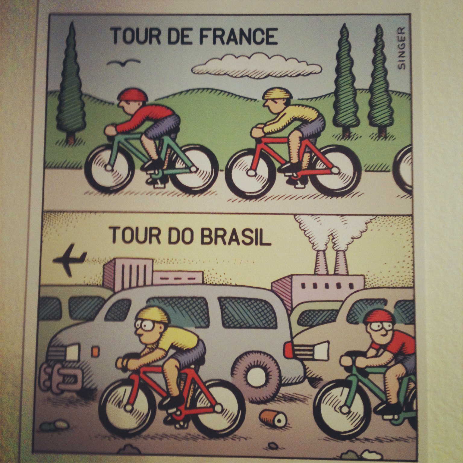 Pela primeira vez no Brasil, obras de Andy Singer foram expostas no ...