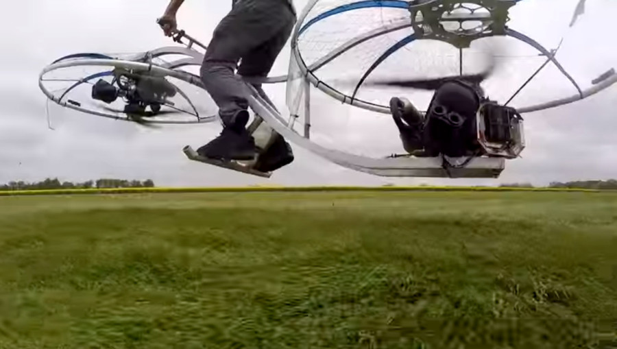 Conheça a “hoverbike”, uma bicicleta voadora – veja fotos e vídeos