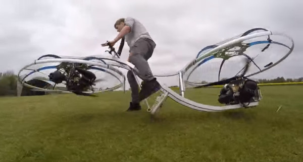 Conheça a “hoverbike”, uma bicicleta voadora – veja fotos e vídeos