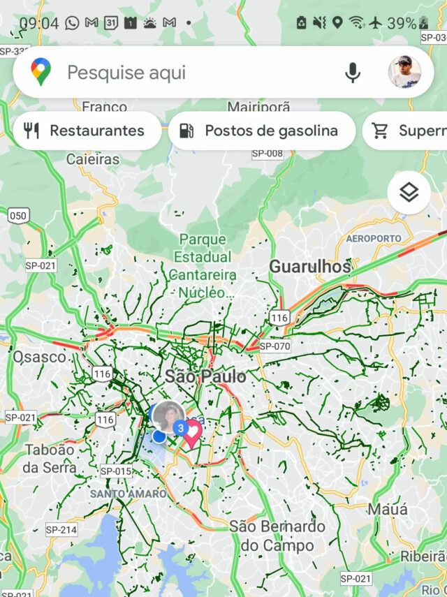 Como mostrar as ciclovias no Google Maps Como mostrar as ciclovias no Google Maps